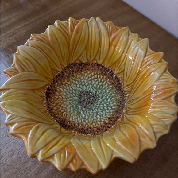 Vintage | Dining | Sunflower Ceramic Bowl | Poshmark